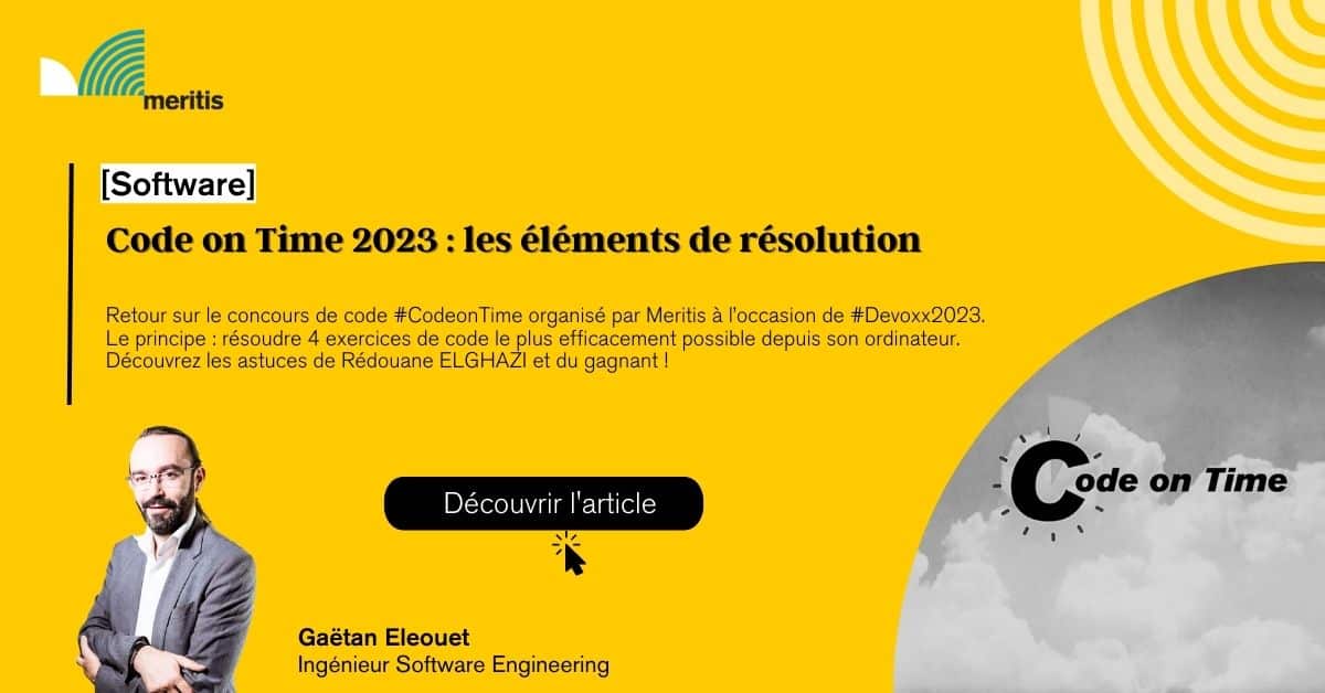 Code on Time 2023 : les éléments de résolution