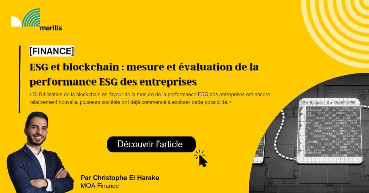 ESG et blockchain : mesure et évaluation de la performance ESG des entreprises