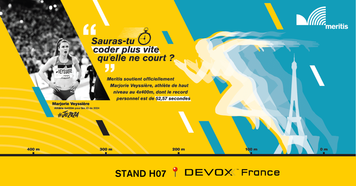 Meritis participe à Devoxx France du 17 au 19 avril 2024 - Stand H07