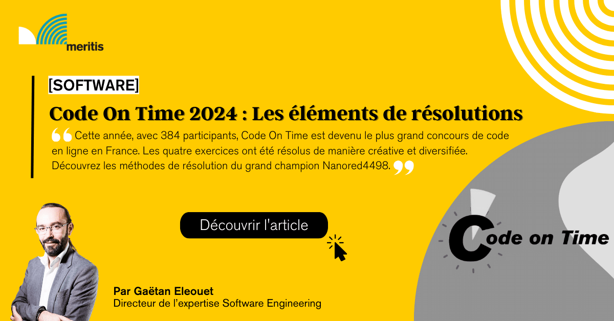 Code On Time 2024 : Les éléments de résolution