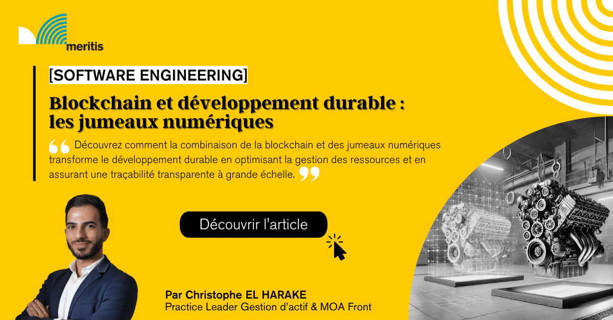 Blockchain et jumeaux numériques : clés du développement durable